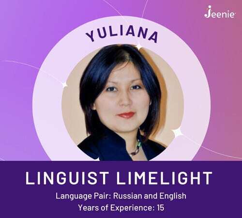 Linguist Limelight: Meet Yuliana, Professional Russian Interpreter